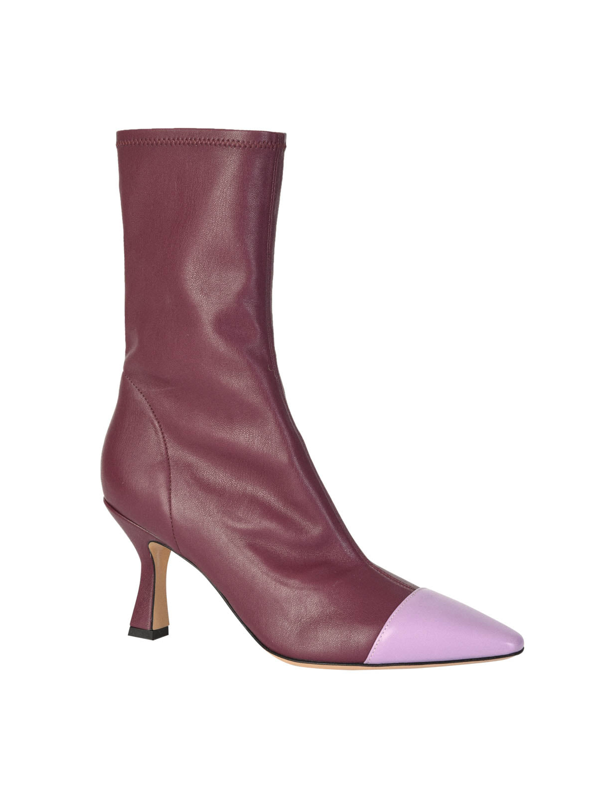 Jelena Heel Boots Wine – Silvia Tcherassi EU